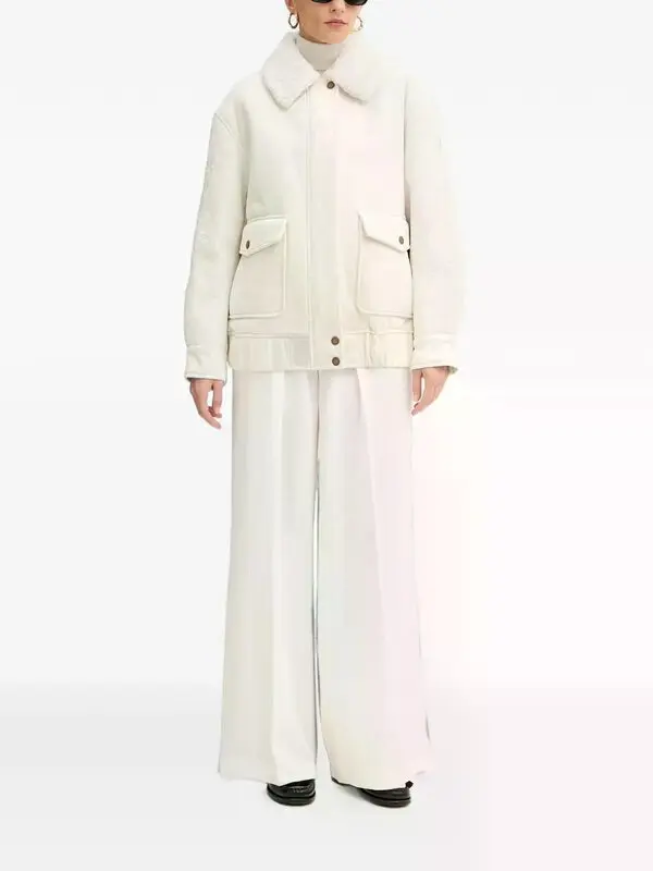 ERMANNO FIRENZE Embroidered Corduroy Jacket