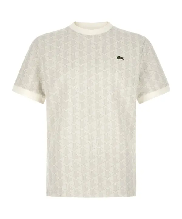 Lacoste Monogram Jacquard Knitted Top