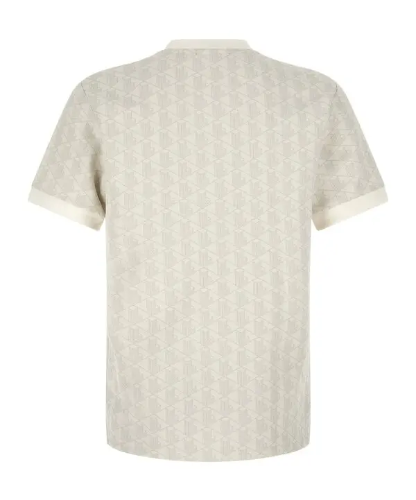 Lacoste Monogram Jacquard Knitted Top