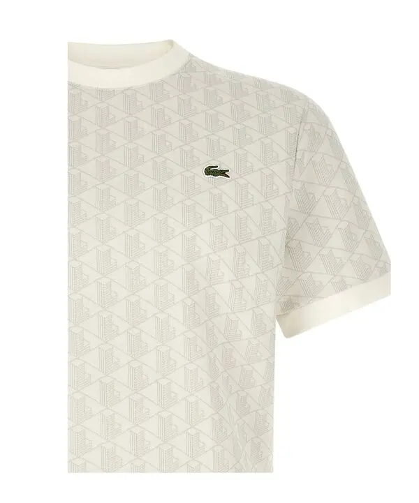 Lacoste Monogram Jacquard Knitted Top