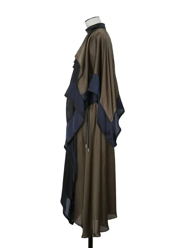 Sacai Ruffled Layered-design Asymmetric Dress