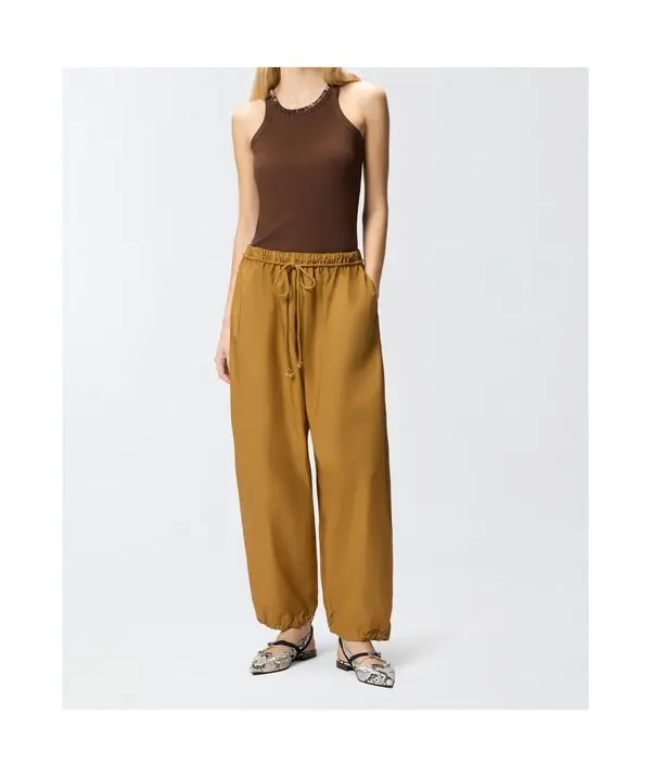 Pinko Drawstring Elastic-hem Joggers