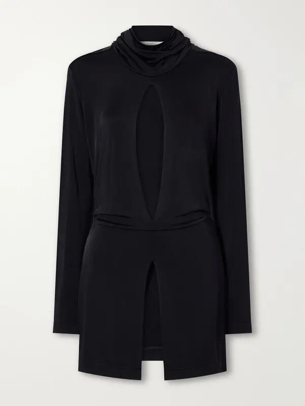Tove Gitta Cut-out Jersey Blouse