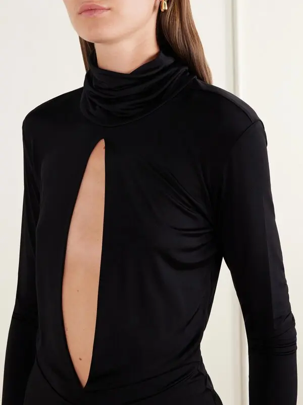 Tove Gitta Cut-out Jersey Blouse