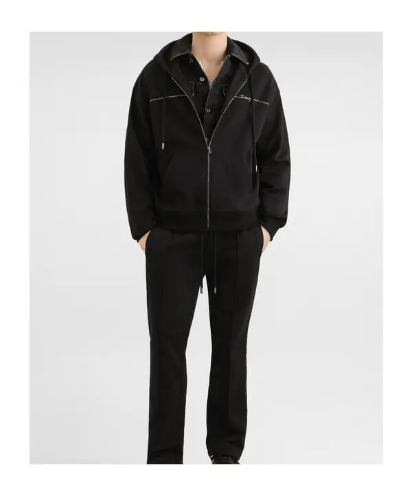 Dolce & Gabbana Dolce Gabbana Logo Embroidered Hoodie