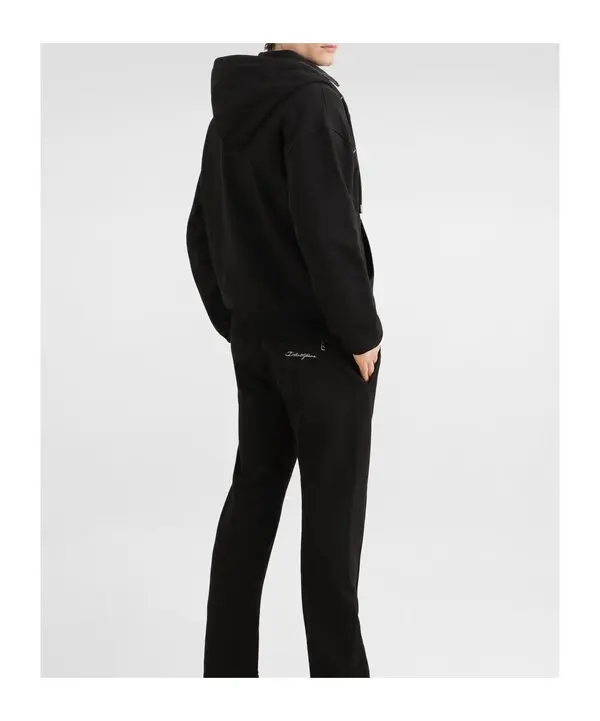 Dolce & Gabbana Dolce Gabbana Logo Embroidered Hoodie
