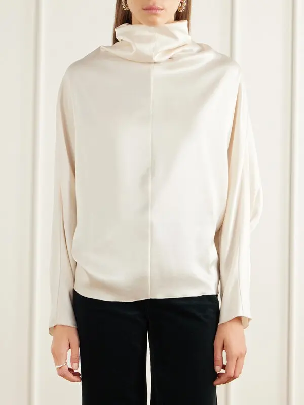 Citizens Of Humanity Ilaria Satin Blouse - Neutrals