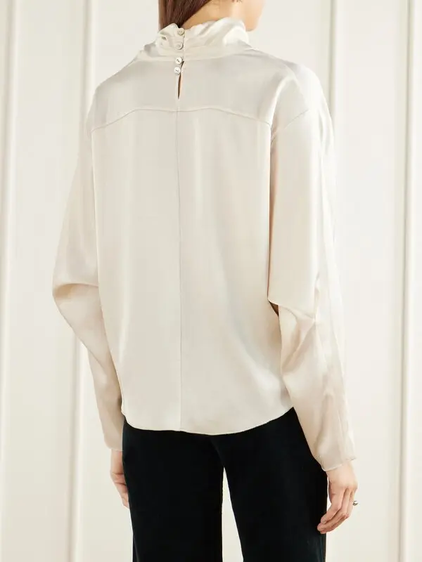 Citizens Of Humanity Ilaria Satin Blouse - Neutrals