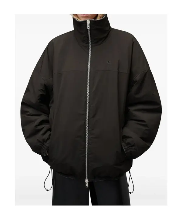 Alexander Wang Reversible Funnel Track Jacket - Dark Gray