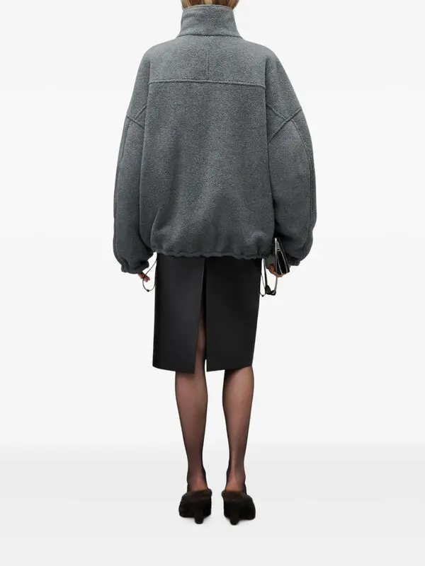 Alexander Wang Reversible Funnel Track Jacket - Dark Gray