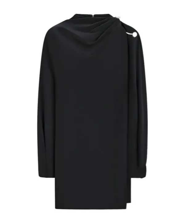 Giuseppe Di Morabito Draped Crystal-embellished Mini Dress