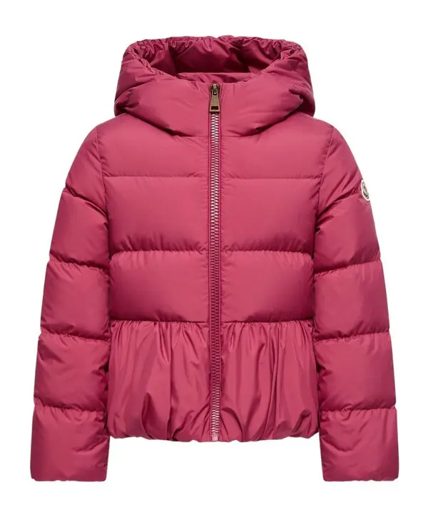 Moncler Elizaveta Hooded Down Jacket - Raspberry Pink