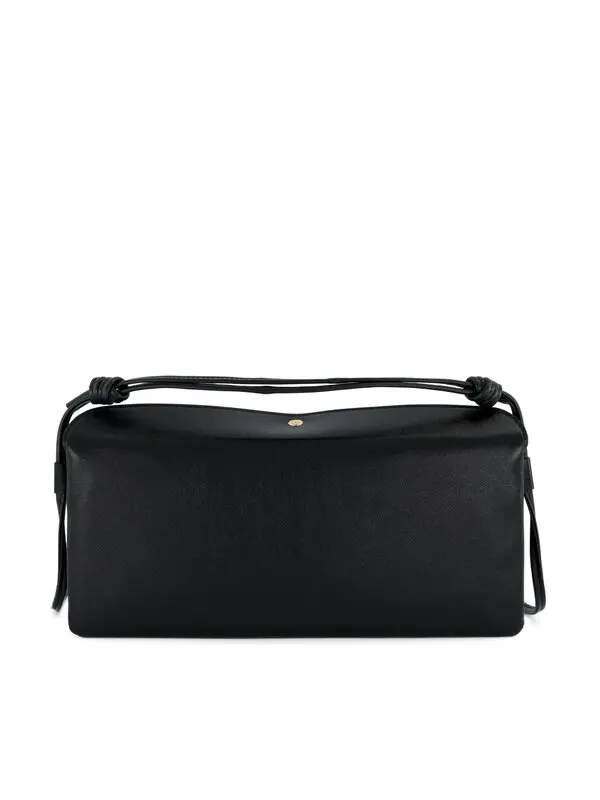 Celine Shoulder Bag With Triomphe Plaque In Leather