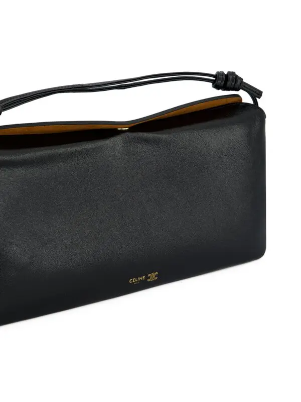 Celine Shoulder Bag With Triomphe Plaque In Leather