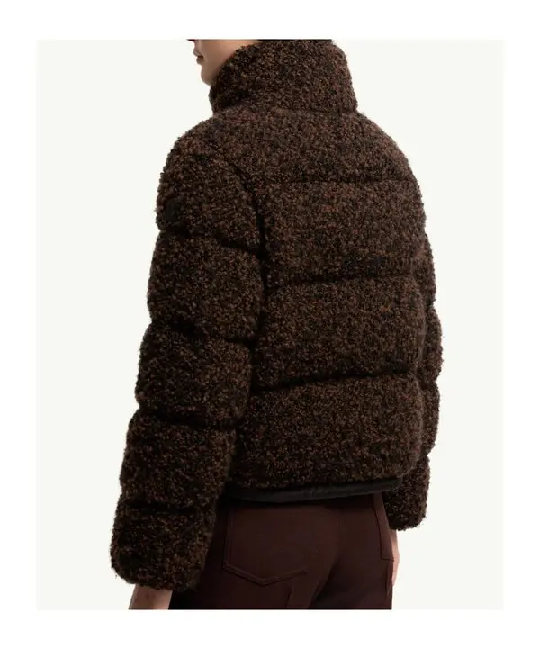 Moncler Trascendance Tweed Short Down Jacket