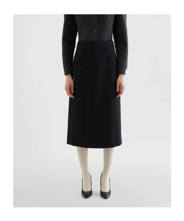 JIL SANDER Silk Faille Skirt