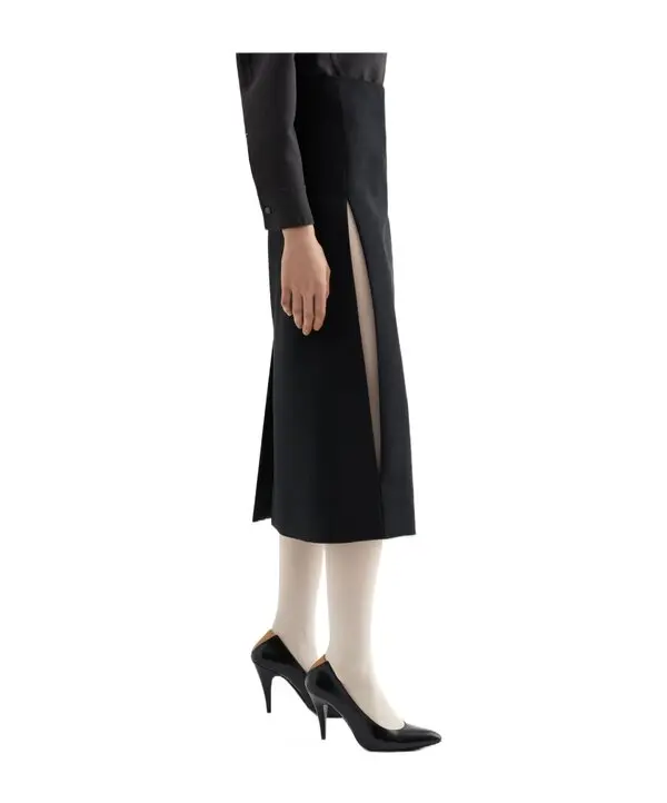 JIL SANDER Silk Faille Skirt