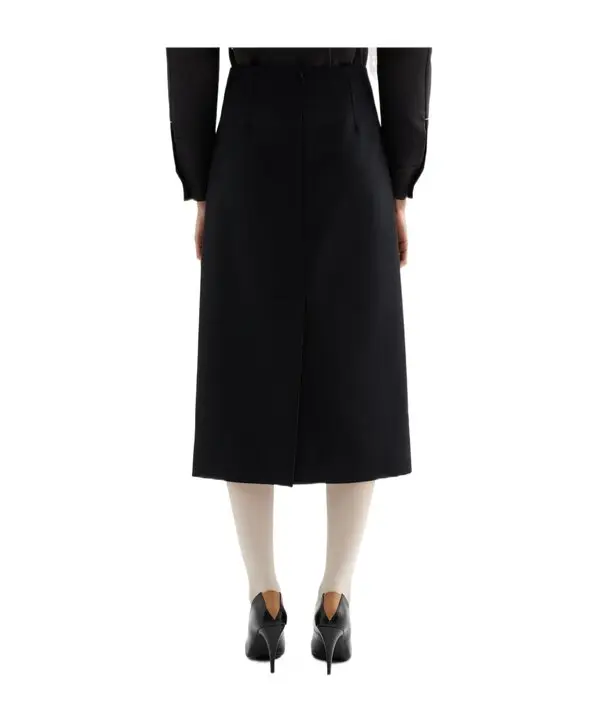 JIL SANDER Silk Faille Skirt