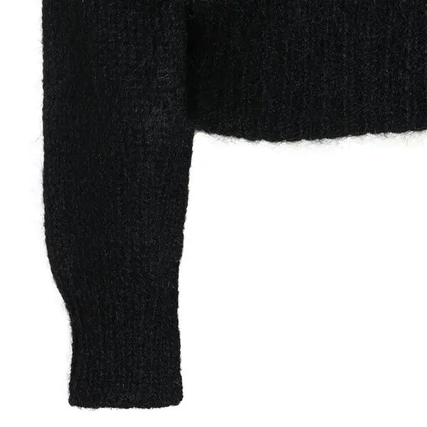 Elisabetta Franchi Knit Ruffled Jumper - Black