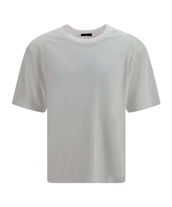 Herno Logo-embroidered Cotton T-shirt