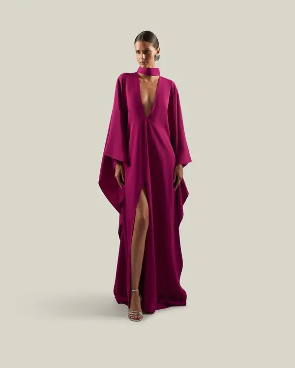 TALLER MARMO Ooo Kaftan - Pomegranate