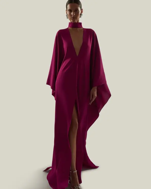 TALLER MARMO Ooo Kaftan - Pomegranate
