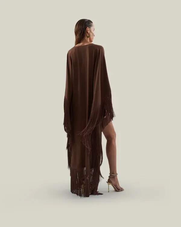 TALLER MARMO Fringed Mini Sierra Kaftan