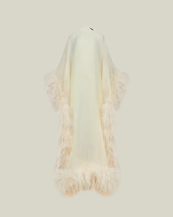 TALLER MARMO Feathered Sza Sza Spirito Kaftan