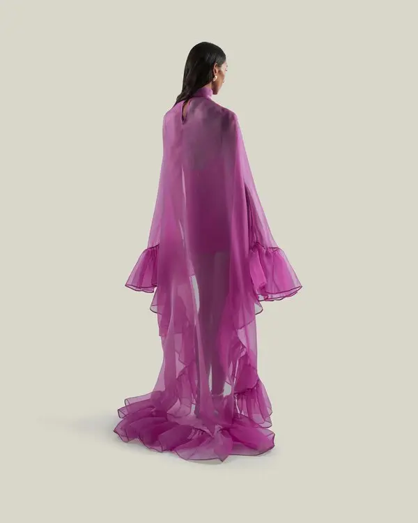 TALLER MARMO Lady Bird Kaftan - Pomegranate