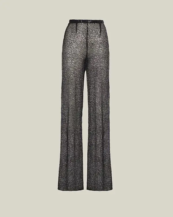 TALLER MARMO Marlene Disco Pants - Black