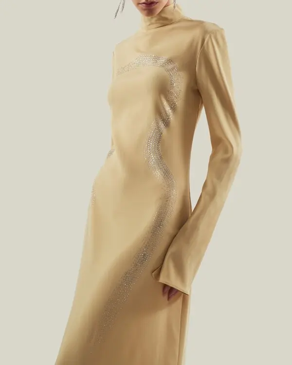 TALLER MARMO Ziegfeld Dress - Pergamena