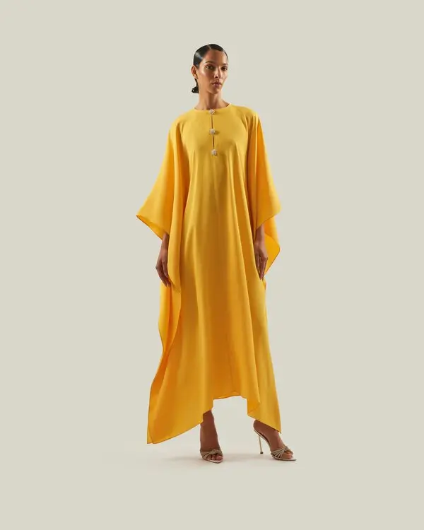 TALLER MARMO Carthage Kaftan - Lemon