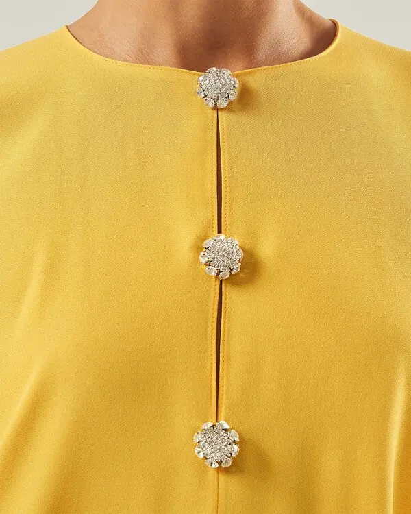 TALLER MARMO Carthage Kaftan - Lemon