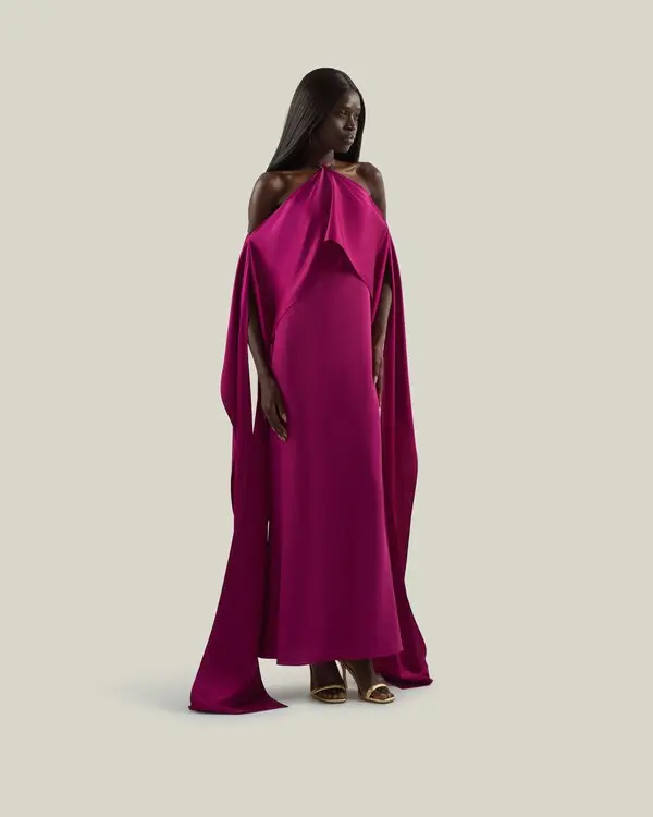 TALLER MARMO Nan Dress - Pomegranate