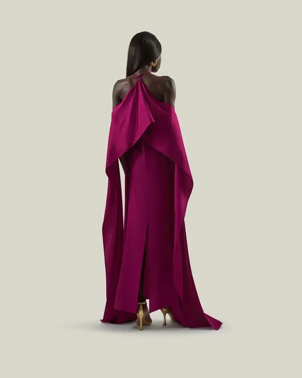 TALLER MARMO Nan Dress - Pomegranate