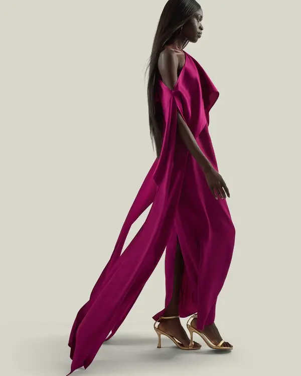 TALLER MARMO Nan Dress - Pomegranate