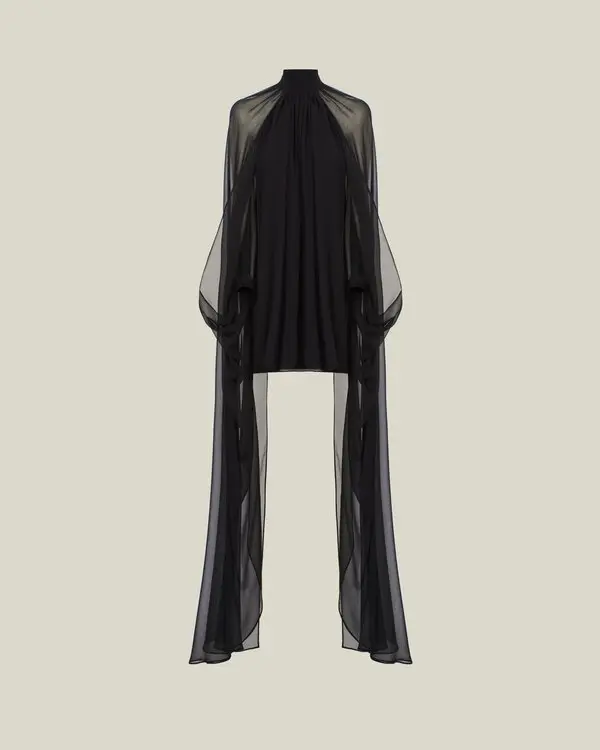 TALLER MARMO Mini Eterea Dress - Black
