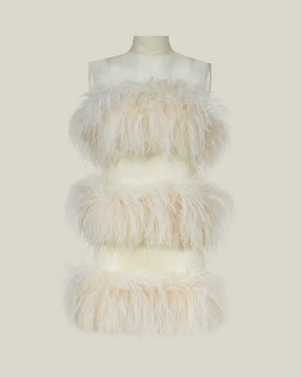 TALLER MARMO Mini Divine Dress - Ivory