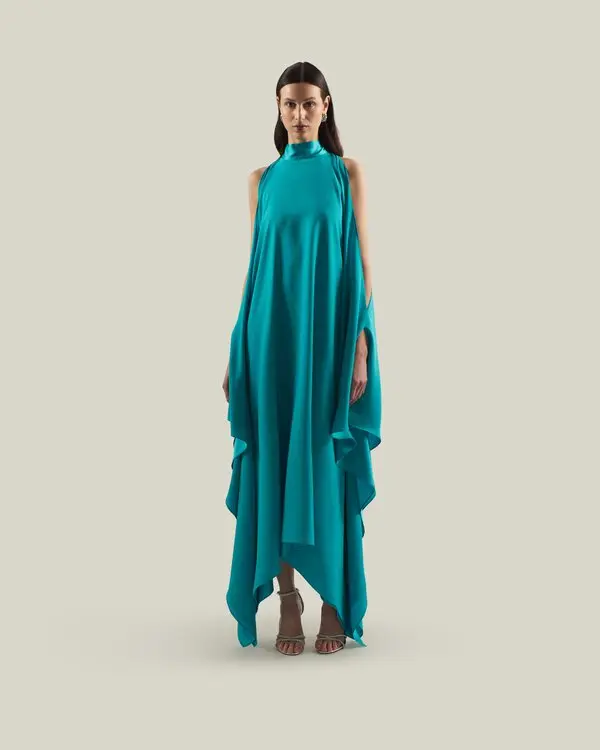 TALLER MARMO Aga Kaftan - Turquoise