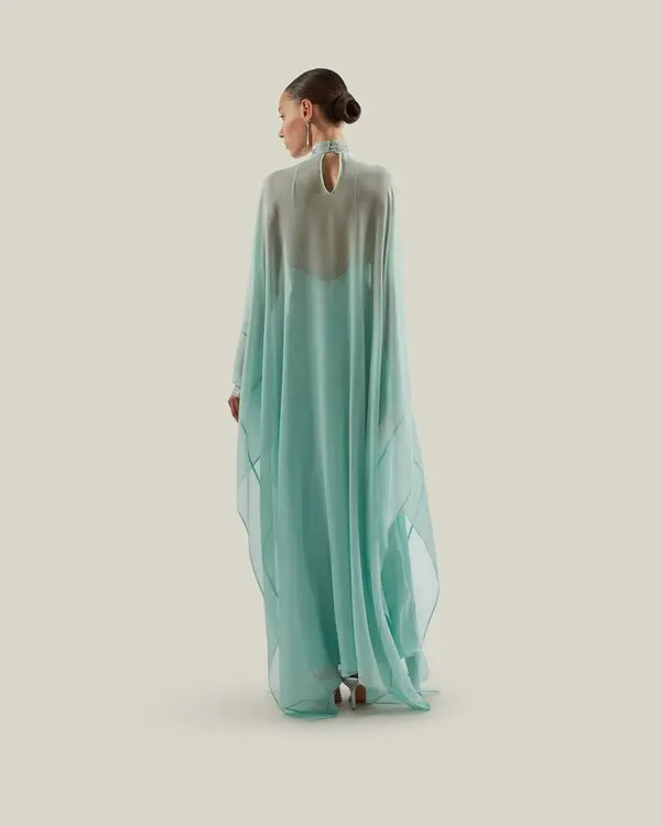 TALLER MARMO Parthenon Kaftan - Acqua