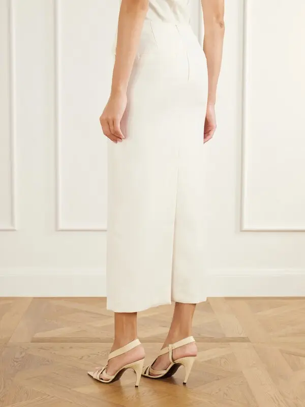 ALMADA Bay Crepe Midi Skirt