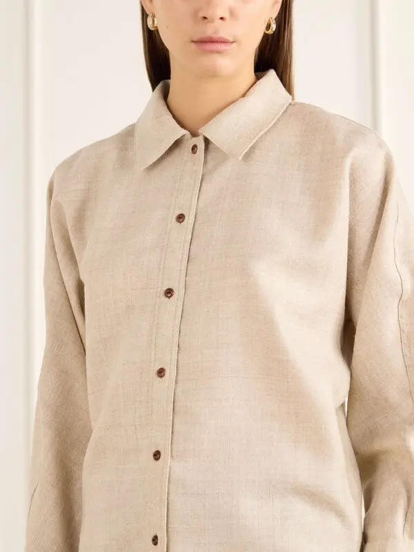 Ossou Ridge Wool Shirt