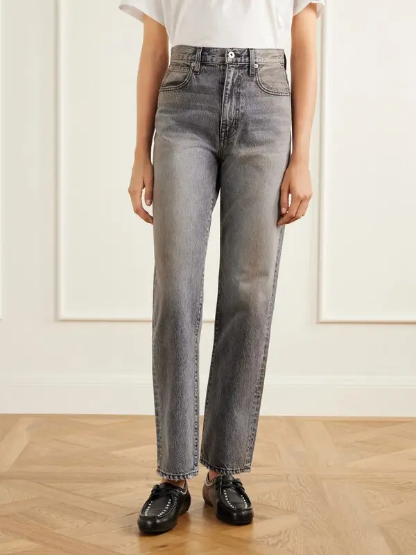 SLVRLAKE London High-rise Straight-leg Jeans