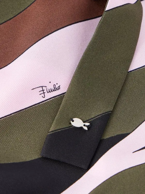 Emilio Pucci Printed Silk-twill Bandana - Multi