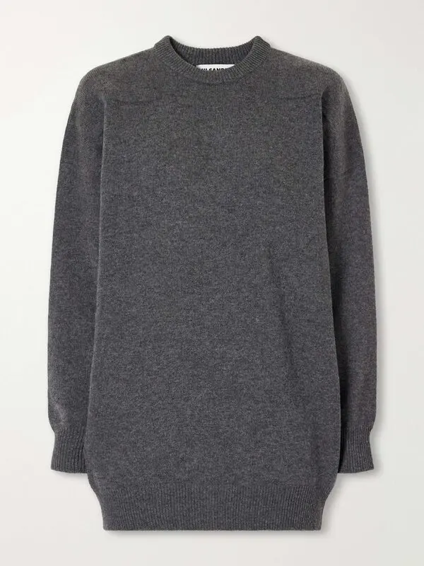 JIL SANDER Padded Wool-blend Sweater