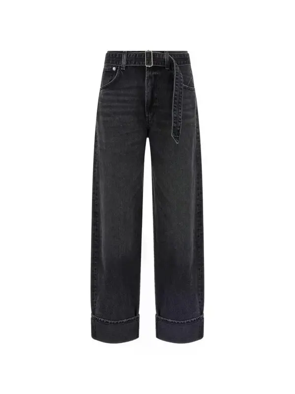 AGOLDE Belted Turn-up Jeans
