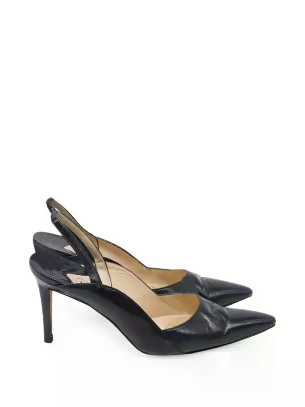 Manolo Blahnik Pointed-toe Slingback Pumps