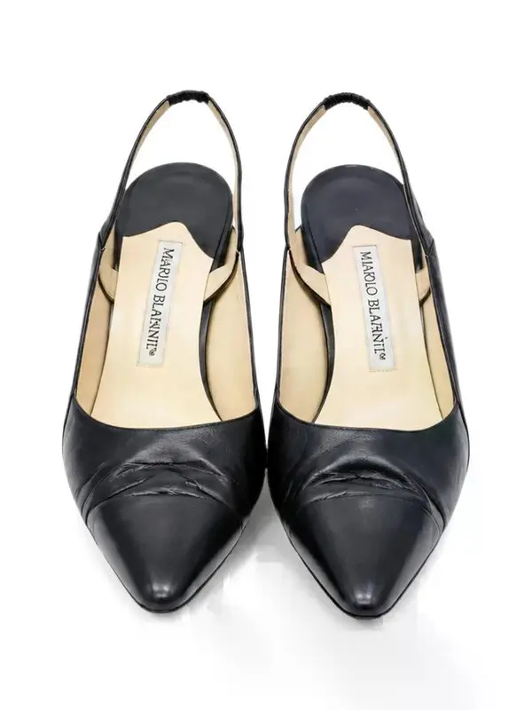 Manolo Blahnik Pointed-toe Slingback Pumps