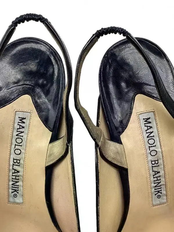 Manolo Blahnik Pointed-toe Slingback Pumps