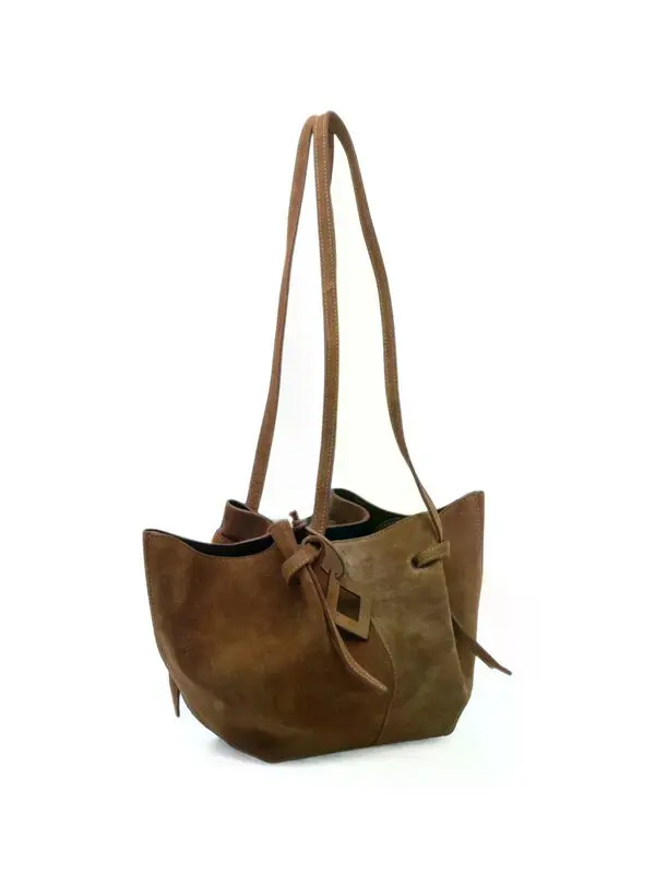 D.a.t.e. Nina Knot-detail Suede Tote Bag